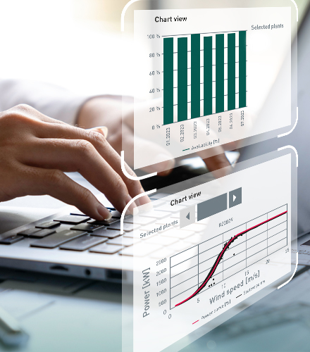ENERCON SIP customer portal | Call up your wind farm data | Online or as an app
